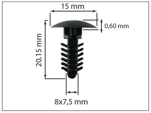 DORF Klips Döşeme Kapı 11568424 Fiat 8964 79 Citroen | Atölye Team